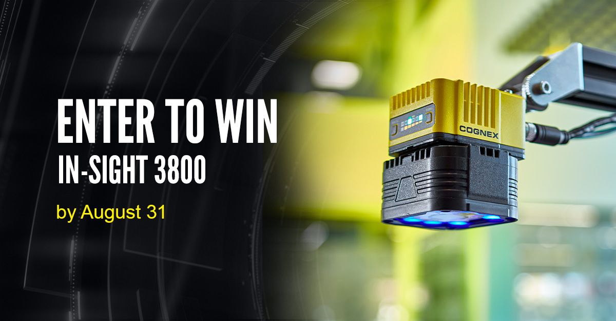 Cognex Corporation on LinkedIn: Enter To Win An In-Sight 3800 - See How ... Cognex Corporation on LinkedIn: Enter To Win An In-Sight 3800 - See How ...