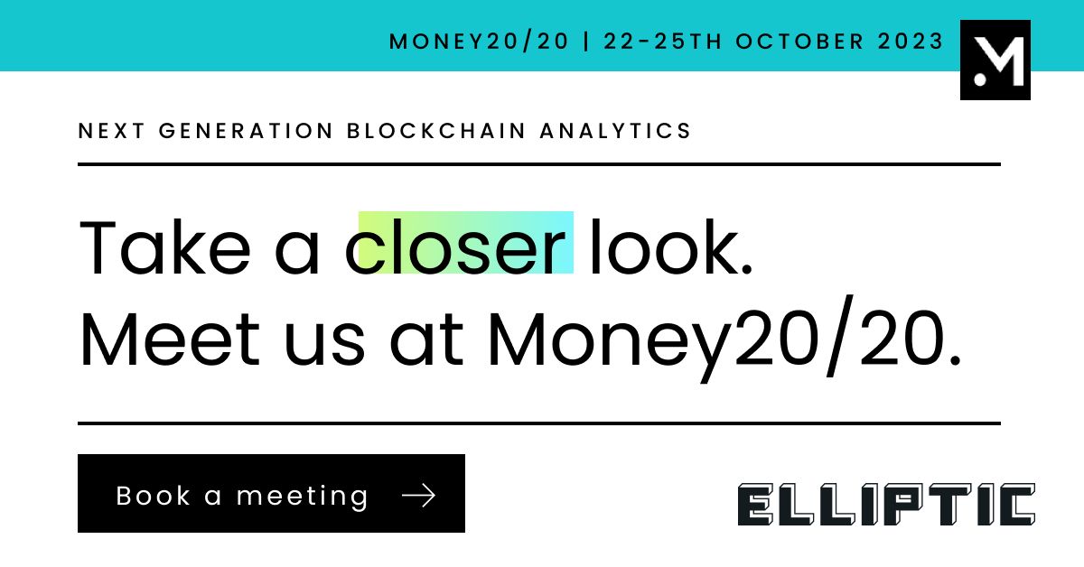 Elliptic on LinkedIn: Elliptic at Money2020 2023 Elliptic on LinkedIn: Elliptic at Money2020 2023