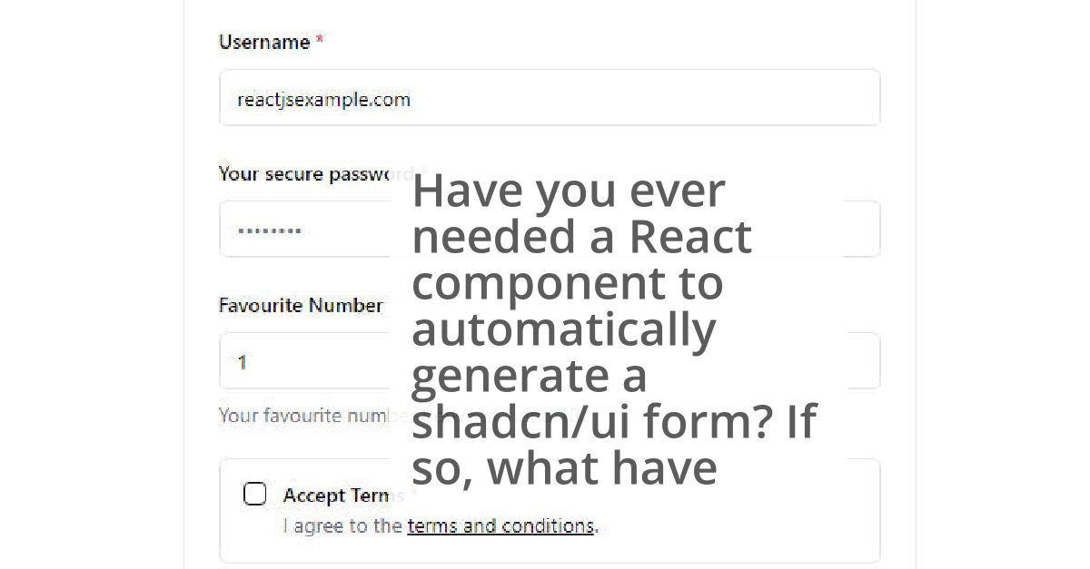 React Jobs on LinkedIn: A React component that automatically creates a ... React Jobs on LinkedIn: A React component that automatically creates a ...