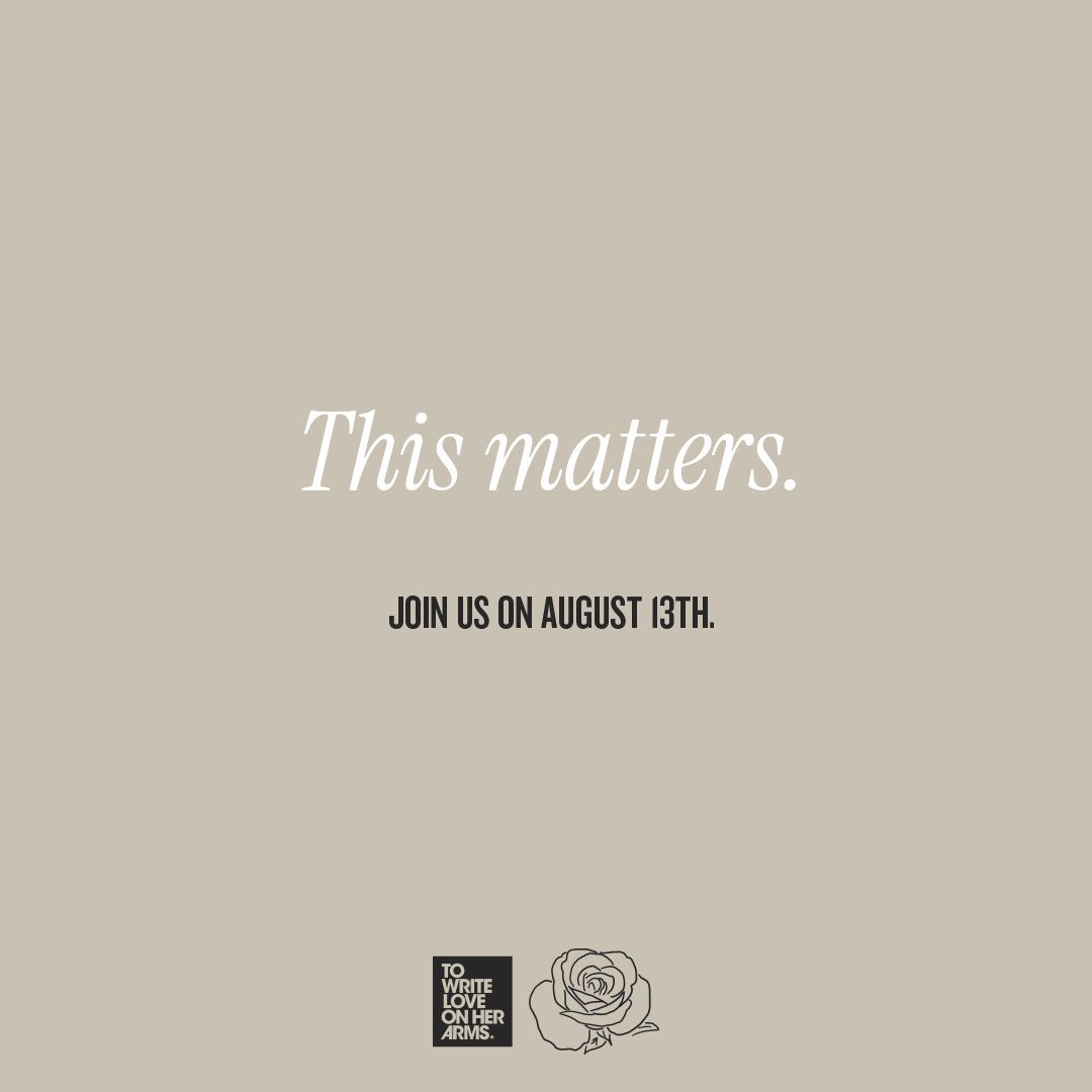 TWLOHA on LinkedIn: Our suicide prevention campaign is almost here, and ... TWLOHA on LinkedIn: Our suicide prevention campaign is almost here, and ...