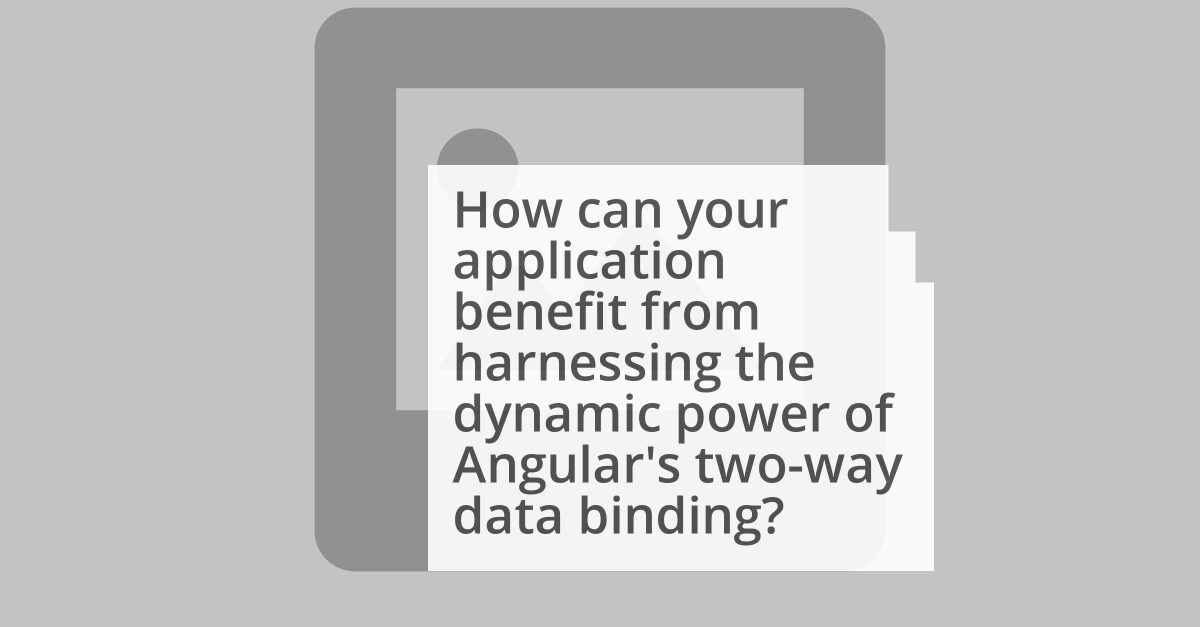 Angular Jobs on LinkedIn: Exploring Angular — Part 2: Data Binding Angular Jobs on LinkedIn: Exploring Angular — Part 2: Data Binding