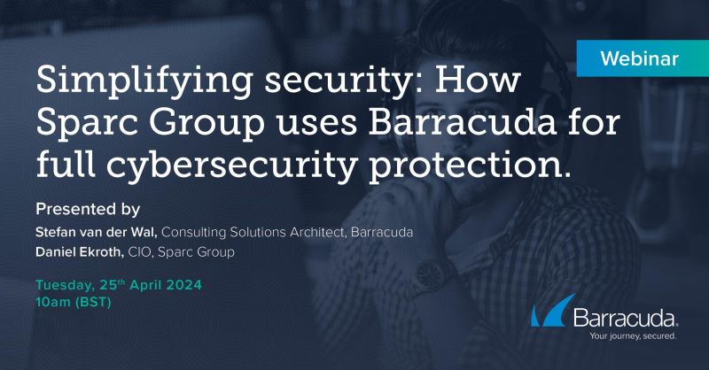 Barracuda on LinkedIn: Simplifying security: How Sparc Group uses ... Barracuda on LinkedIn: Simplifying security: How Sparc Group uses ...