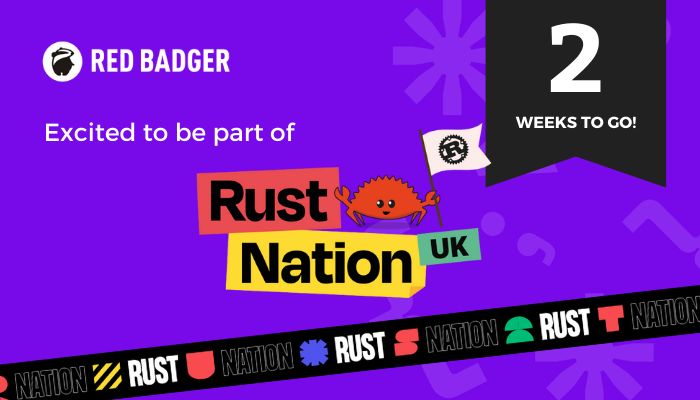 Red Badger on LinkedIn: #rustlang #rustnation2024 #appdev # ... Red Badger on LinkedIn: #rustlang #rustnation2024 #appdev # ...