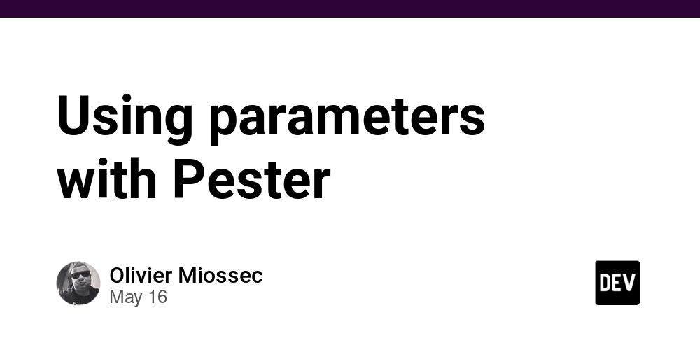 The Cloud Pirate on LinkedIn: Using parameters with Pester The Cloud Pirate on LinkedIn: Using parameters with Pester