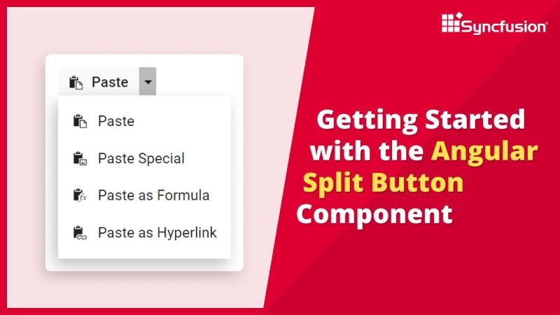Syncfusion on LinkedIn: Getting Started with the Angular Split Button ... Syncfusion on LinkedIn: Getting Started with the Angular Split Button ...