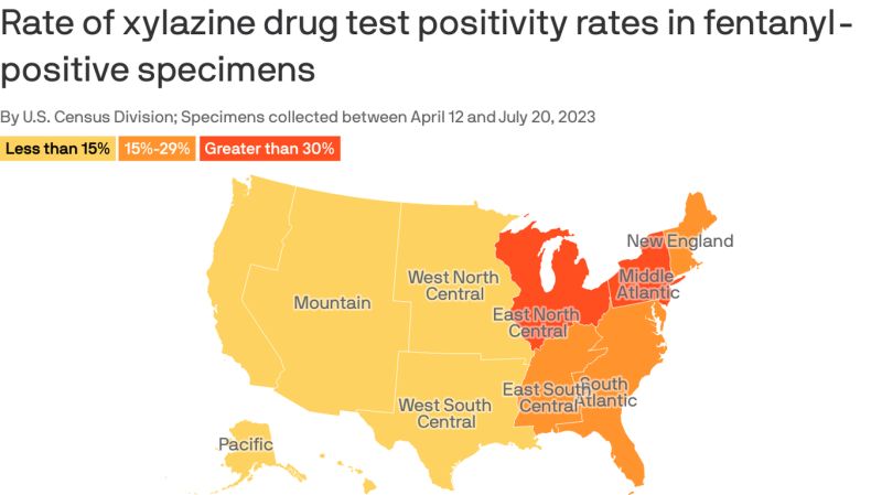 Millennium Health on LinkedIn: The stark U.S. divide in xylazine use Millennium Health on LinkedIn: The stark U.S. divide in xylazine use