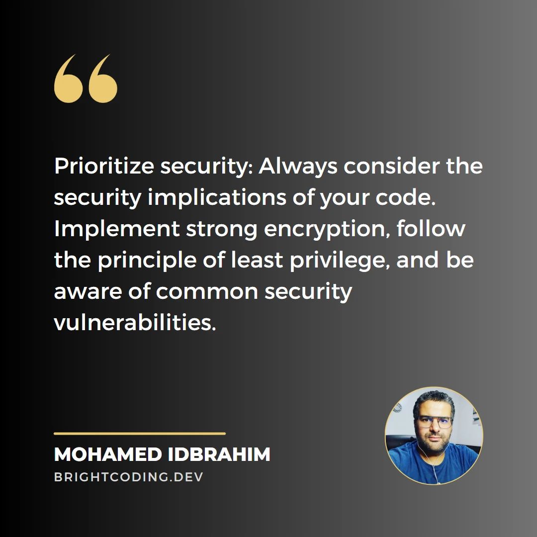 Mohamed IDBRAHIM on LinkedIn: #brightcoding #developer #tips Mohamed IDBRAHIM on LinkedIn: #brightcoding #developer #tips