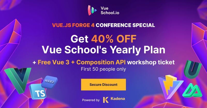 Vue School on LinkedIn: Get 40% OFF Vue School`s Yearly Plan - Vue ... Vue School on LinkedIn: Get 40% OFF Vue School`s Yearly Plan - Vue ...
