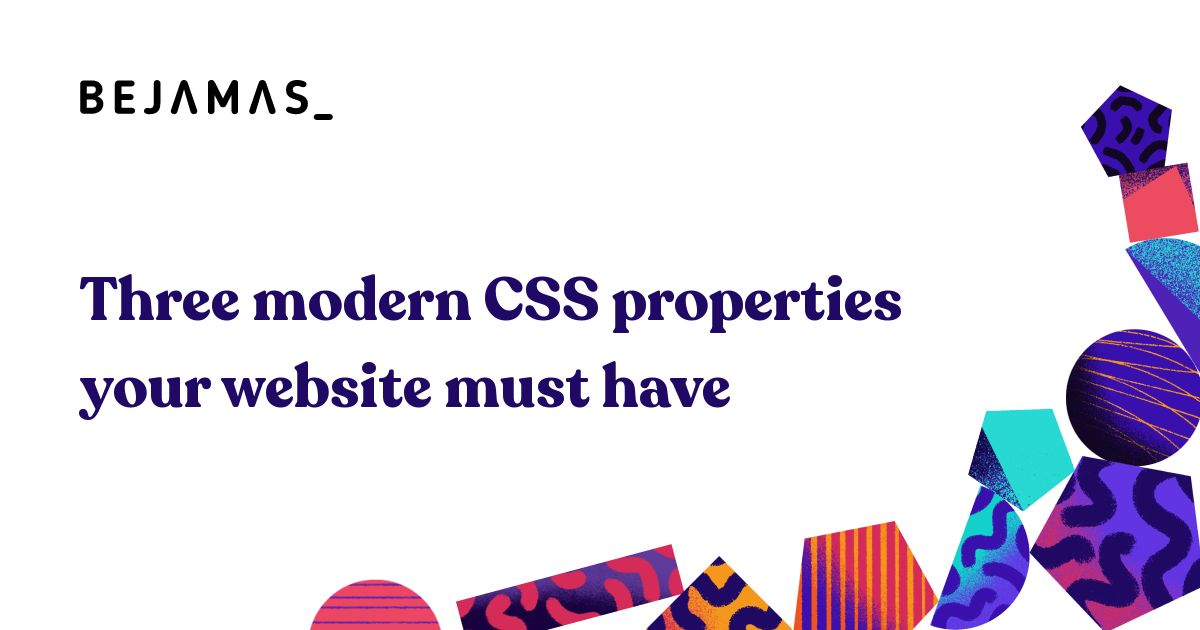 Ricky Lopes on LinkedIn: Three modern CSS properties your website must have Ricky Lopes on LinkedIn: Three modern CSS properties your website must have