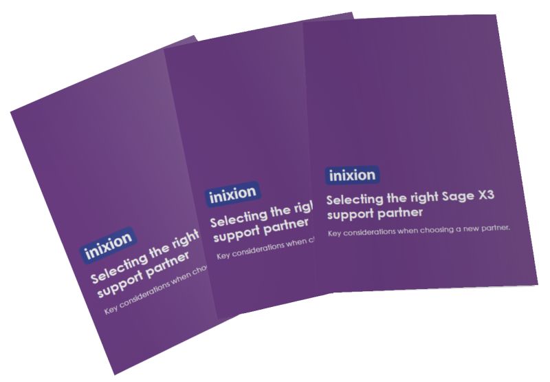 Inixion - Sage X3 specialists on LinkedIn: Switch Sage X3 Support ... Inixion - Sage X3 specialists on LinkedIn: Switch Sage X3 Support ...