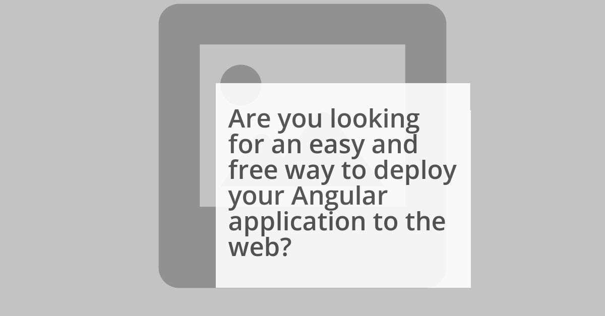 Angular Jobs on LinkedIn: Deploying Angular application to Firebase ... Angular Jobs on LinkedIn: Deploying Angular application to Firebase ...