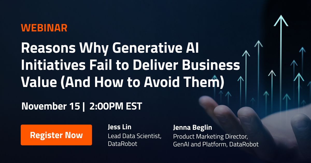 Brandan Kahari on LinkedIn: Reasons Why Generative AI Initiatives Fail ... Brandan Kahari on LinkedIn: Reasons Why Generative AI Initiatives Fail ...
