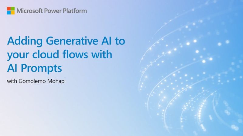 Eric Frey on LinkedIn: Adding generative AI to your Cloud Flows with AI ... Eric Frey on LinkedIn: Adding generative AI to your Cloud Flows with AI ...