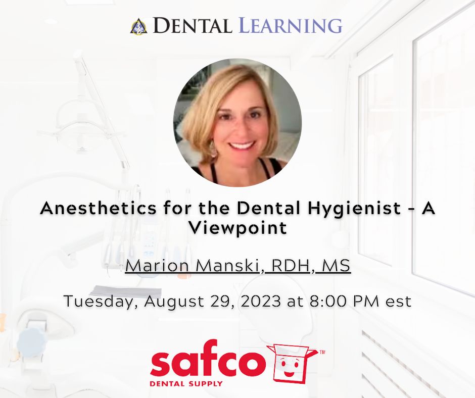 Dental Learning on LinkedIn: Join Marion Manski, RDH, MS for this ... Dental Learning on LinkedIn: Join Marion Manski, RDH, MS for this ...