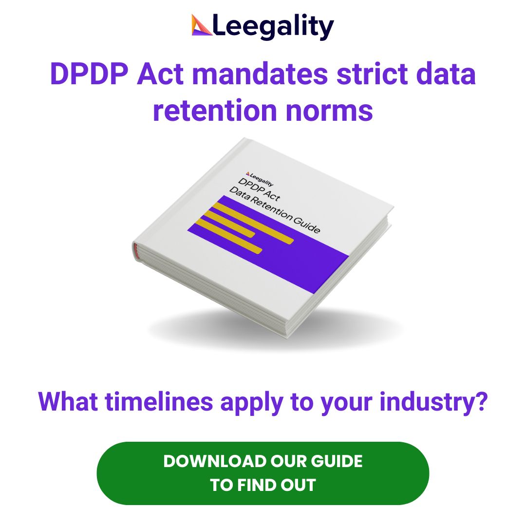 Leegality on LinkedIn: DPDP Act Data Retention Guide Leegality on LinkedIn: DPDP Act Data Retention Guide