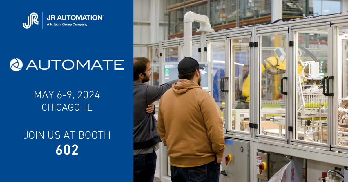 JR Automation on LinkedIn: #automate2024 #industrialautomation JR Automation on LinkedIn: #automate2024 #industrialautomation