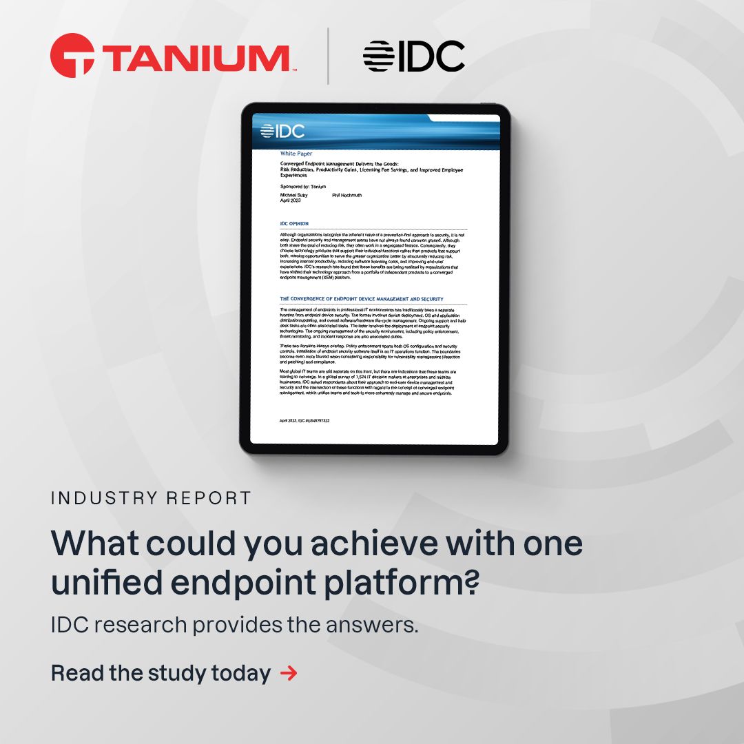 Tanium on LinkedIn: The Power of Certainty | Tanium Tanium on LinkedIn: The Power of Certainty | Tanium