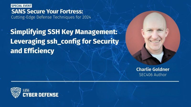 SANS Cyber Defense on LinkedIn: Simplifying SSH Key Management ... SANS Cyber Defense on LinkedIn: Simplifying SSH Key Management ...