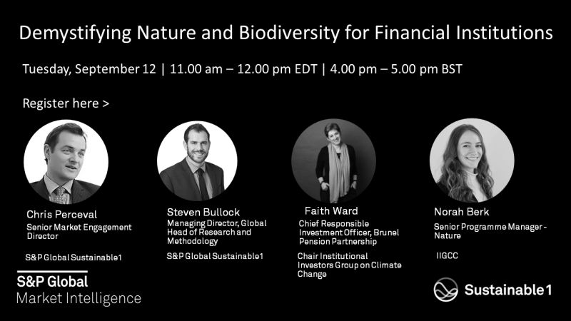 S&P Global Sustainable1 on LinkedIn: Demystifying Nature and ... S&P Global Sustainable1 on LinkedIn: Demystifying Nature and ...