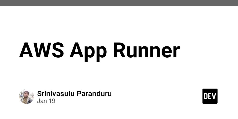 Darryl R. on LinkedIn: AWS App Runner Darryl R. on LinkedIn: AWS App Runner