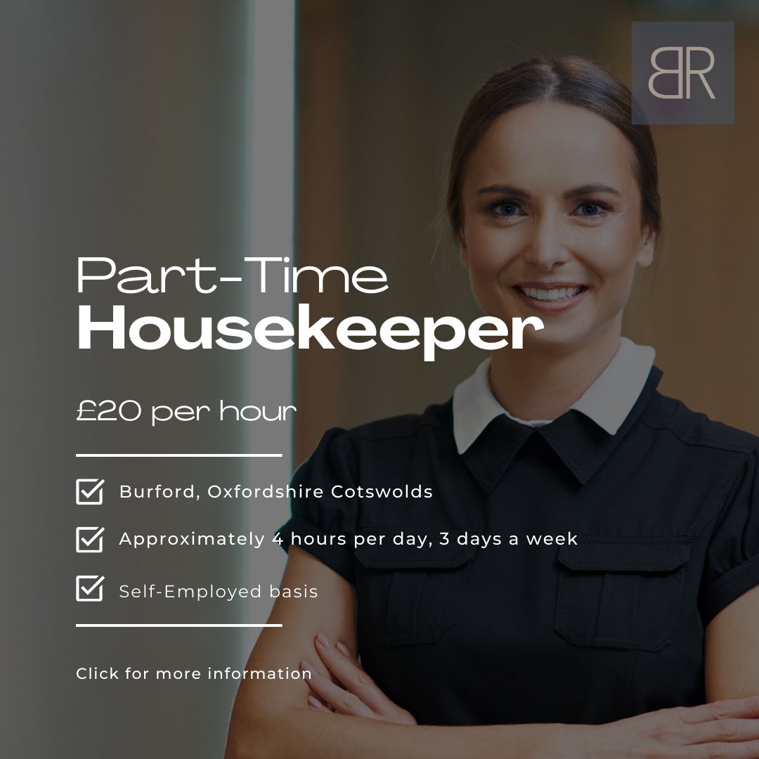 The Burford Recruitment Company on LinkedIn: Part-Time Housekeeper ... The Burford Recruitment Company on LinkedIn: Part-Time Housekeeper ...