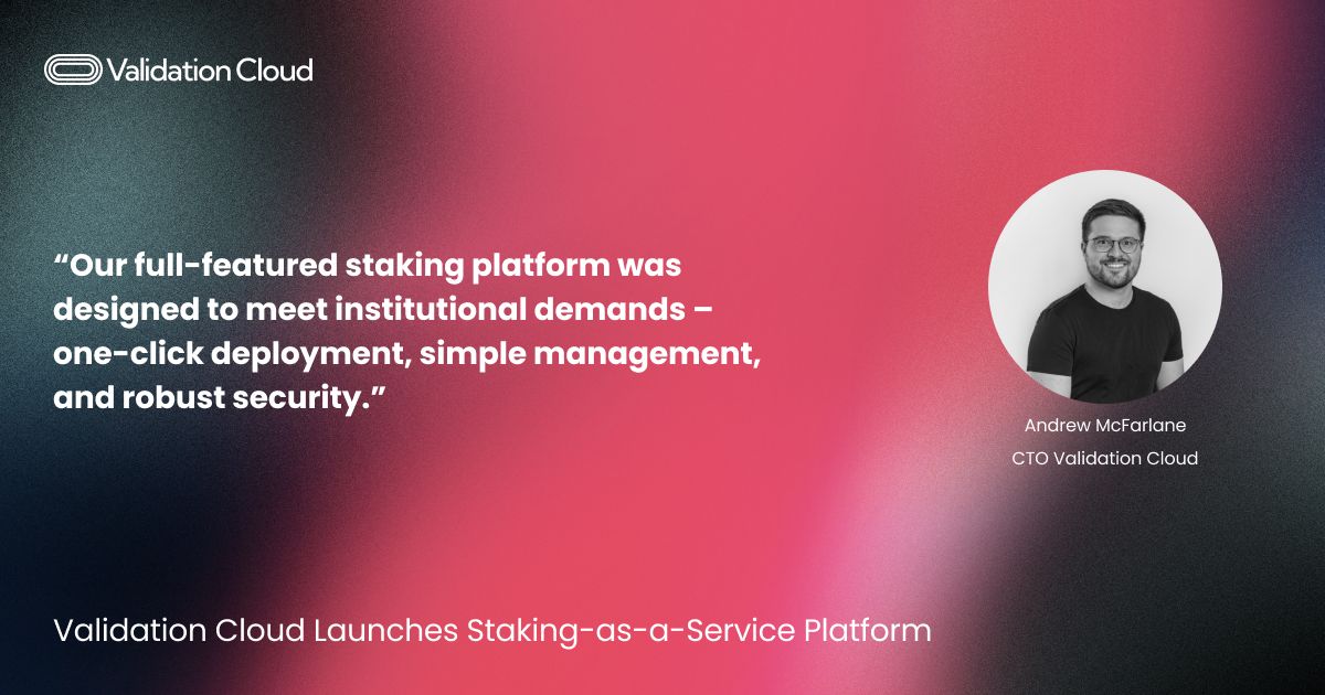 Validation Cloud launches staking platform | Validation Cloud posted on ... Validation Cloud launches staking platform | Validation Cloud posted on ...