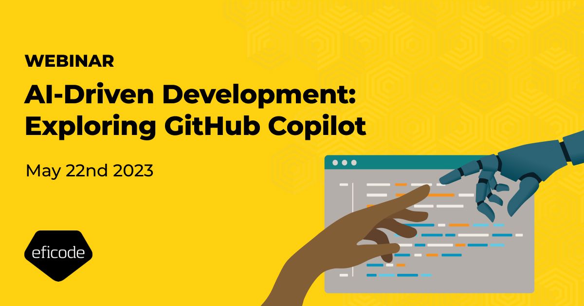 Eficode on LinkedIn: Webinar: AI-Driven Development: Exploring GitHub ... Eficode on LinkedIn: Webinar: AI-Driven Development: Exploring GitHub ...