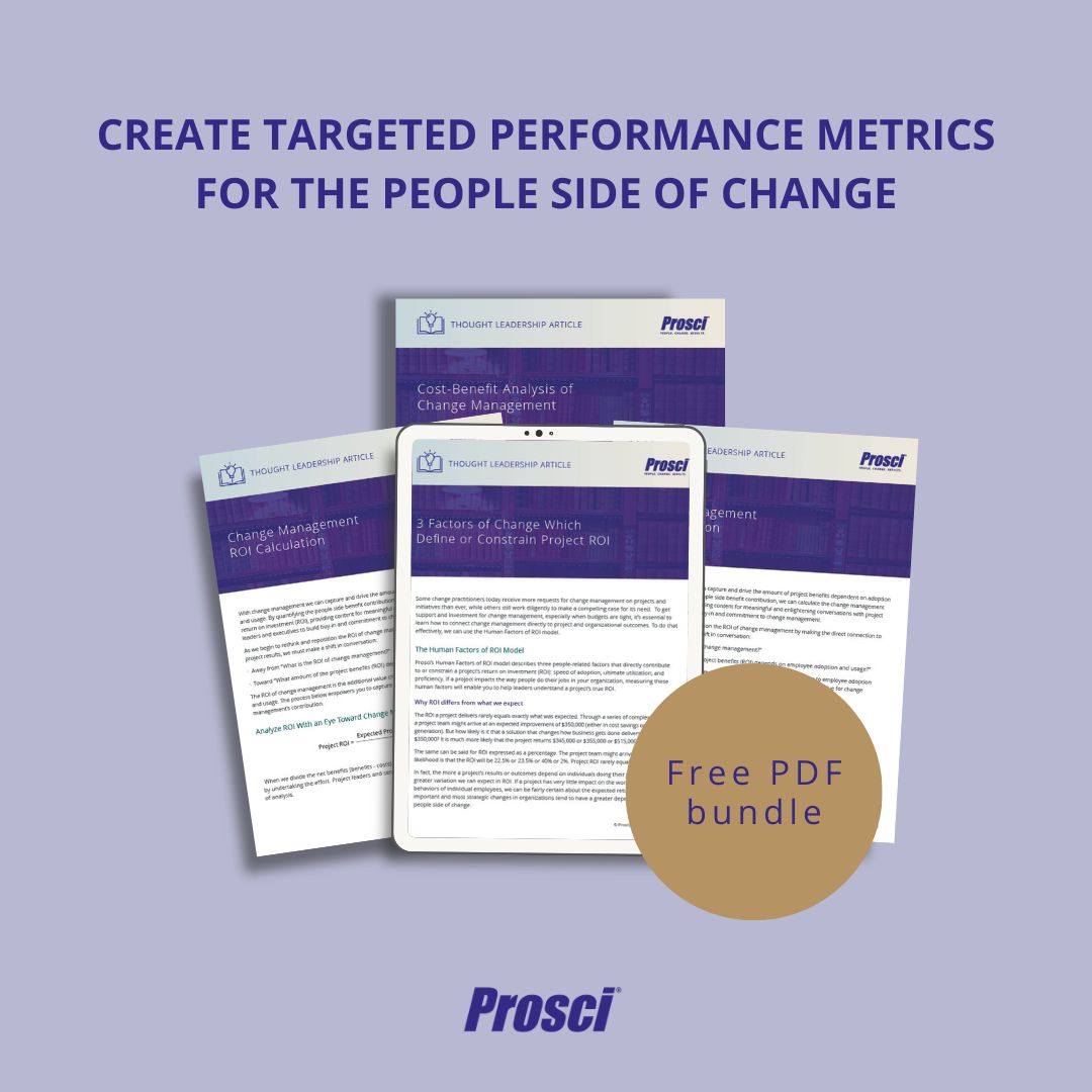 Prosci on LinkedIn: Change Management Bundle Prosci on LinkedIn: Change Management Bundle