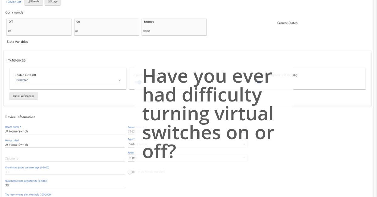 TopWFH.com on LinkedIn: Cannot toggle virtual switch states TopWFH.com on LinkedIn: Cannot toggle virtual switch states