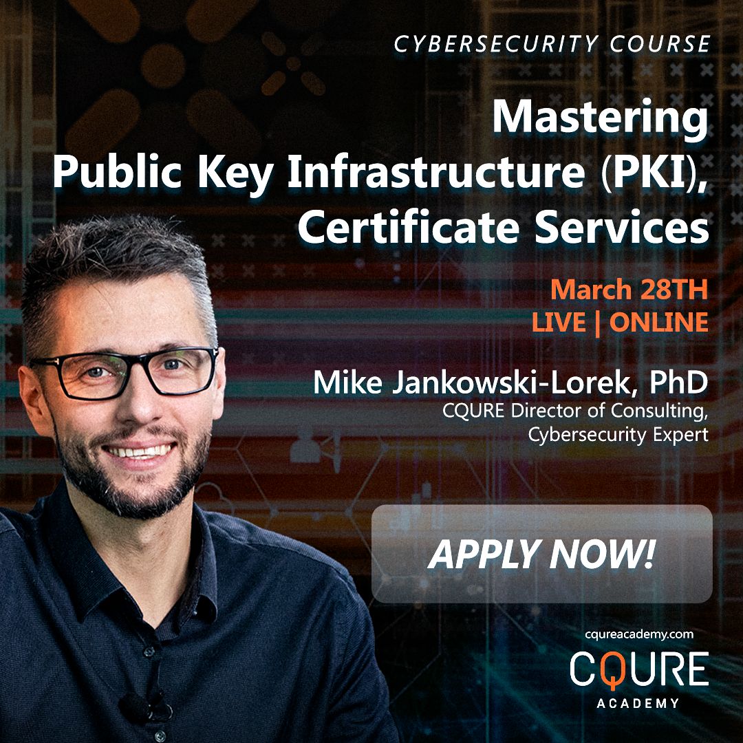 CQURE Academy on LinkedIn: Mastering Public Key Infrastructure (PKI ... CQURE Academy on LinkedIn: Mastering Public Key Infrastructure (PKI ...