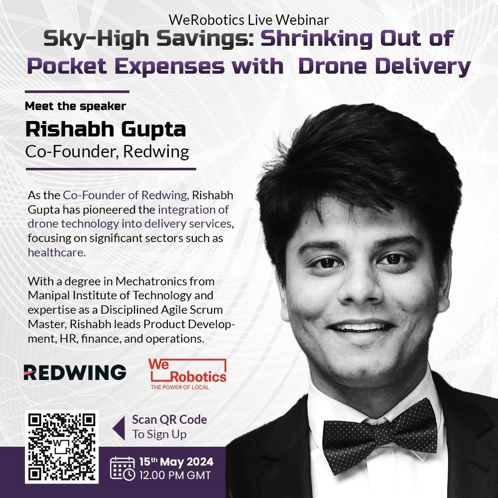 WeRobotics on LinkedIn: Meet Rishabh Gupta, co-founder Redwing. Rishabh ... WeRobotics on LinkedIn: Meet Rishabh Gupta, co-founder Redwing. Rishabh ...