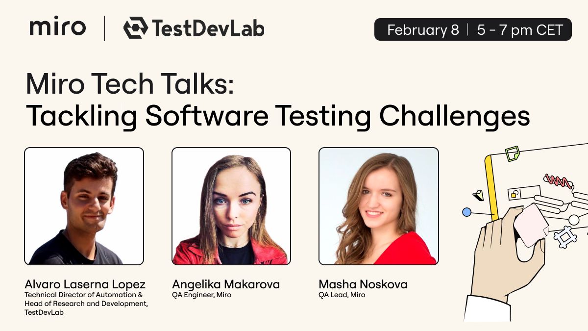 Dima Molodtsov on LinkedIn: Miro Tech Talks: Tackling Software Testing ... Dima Molodtsov on LinkedIn: Miro Tech Talks: Tackling Software Testing ...