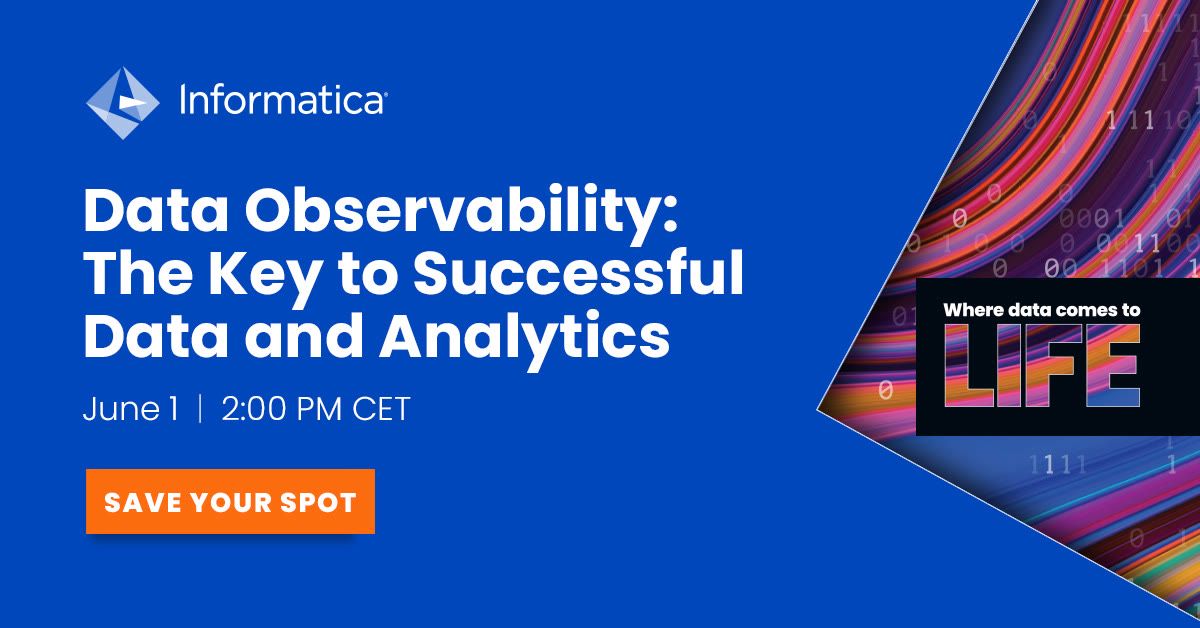 Terence Warby on LinkedIn: EMEA Webinar: Data Observability: The Key to ... Terence Warby on LinkedIn: EMEA Webinar: Data Observability: The Key to ...