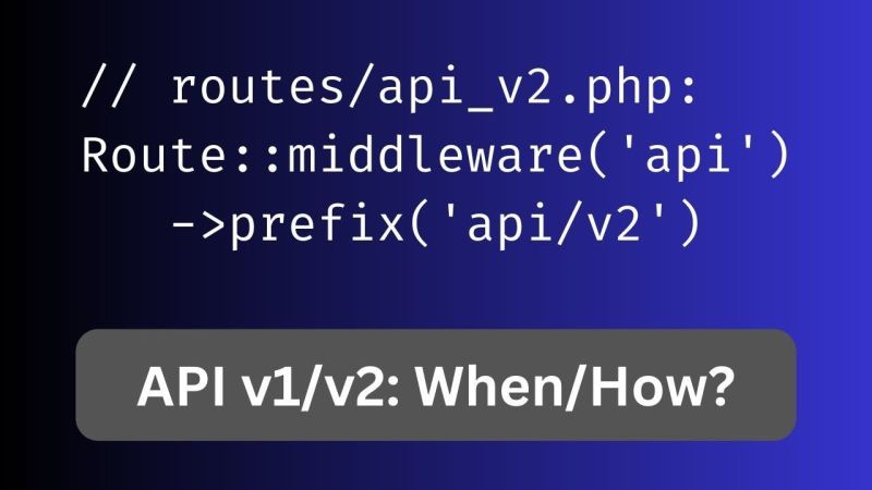 Povilas Korop on LinkedIn: How To Implement Laravel API V1/V2 Versioning Povilas Korop on LinkedIn: How To Implement Laravel API V1/V2 Versioning