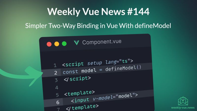 Michael Hoffmann on LinkedIn: Weekly Vue News #144 - Simpler Two-Way ... Michael Hoffmann on LinkedIn: Weekly Vue News #144 - Simpler Two-Way ...