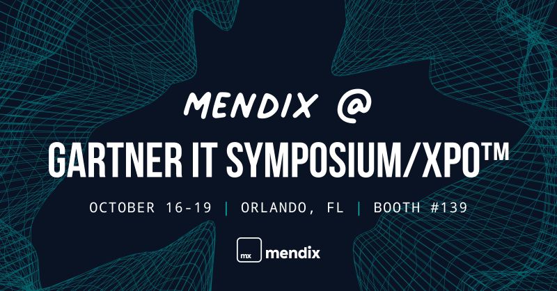 Tony Meyer on LinkedIn: Gartner IT Symposium/Xpo™ | Mendix Tony Meyer on LinkedIn: Gartner IT Symposium/Xpo™ | Mendix