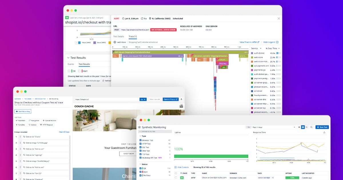 Datadog on LinkedIn: Synthetic Monitoring Product Brief | Datadog Datadog on LinkedIn: Synthetic Monitoring Product Brief | Datadog