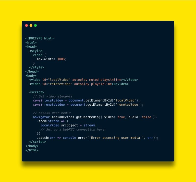 Dmytro Stasyuk on LinkedIn: #webrtc #webrtc #webdevelopment #software # ... Dmytro Stasyuk on LinkedIn: #webrtc #webrtc #webdevelopment #software # ...