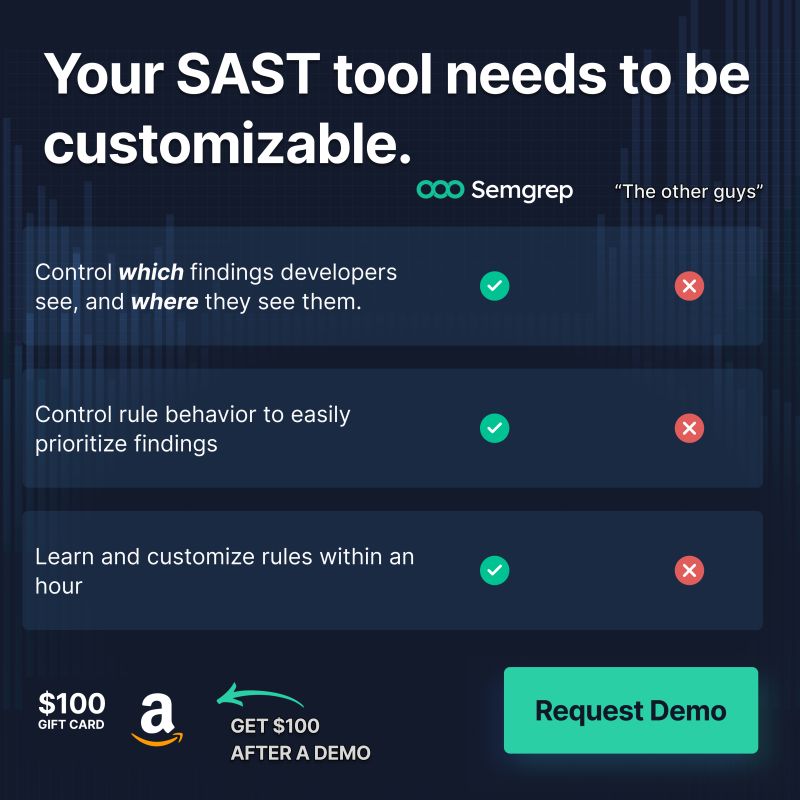 Semgrep on LinkedIn: Semgrep — Find bugs and enforce code standards Semgrep on LinkedIn: Semgrep — Find bugs and enforce code standards