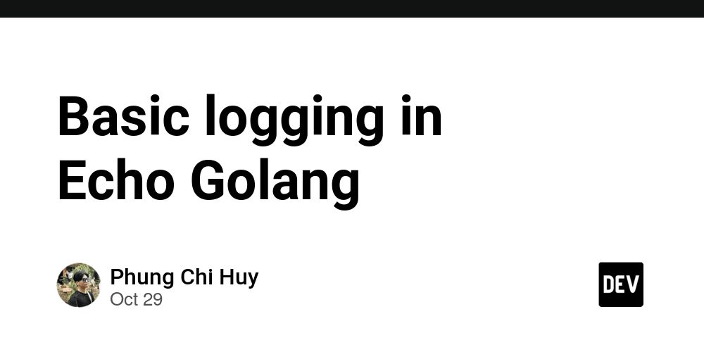 Mathieu PITON on LinkedIn: Basic logging in Echo Golang Mathieu PITON on LinkedIn: Basic logging in Echo Golang