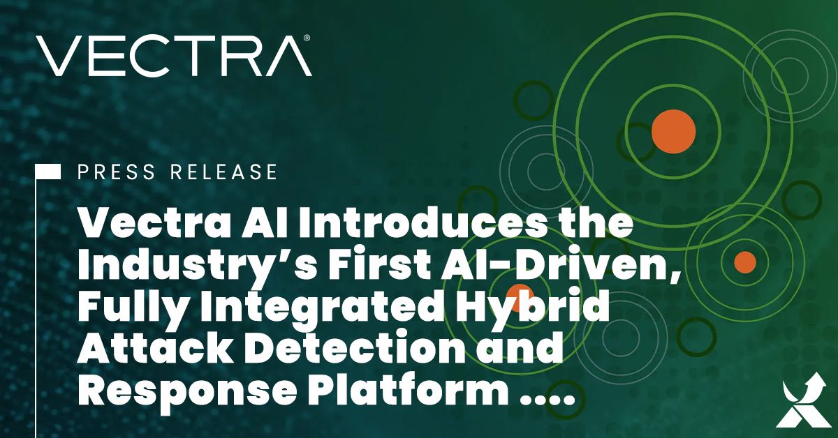Davina De Meulenaer on LinkedIn: Vectra AI Introduces the Industry’s ... Davina De Meulenaer on LinkedIn: Vectra AI Introduces the Industry’s ...