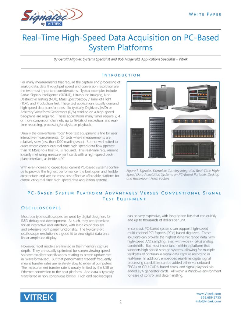 Vitrek, LLC on LinkedIn: GaGe Whitepaper: Real-Time High-Speed Data ... Vitrek, LLC on LinkedIn: GaGe Whitepaper: Real-Time High-Speed Data ...