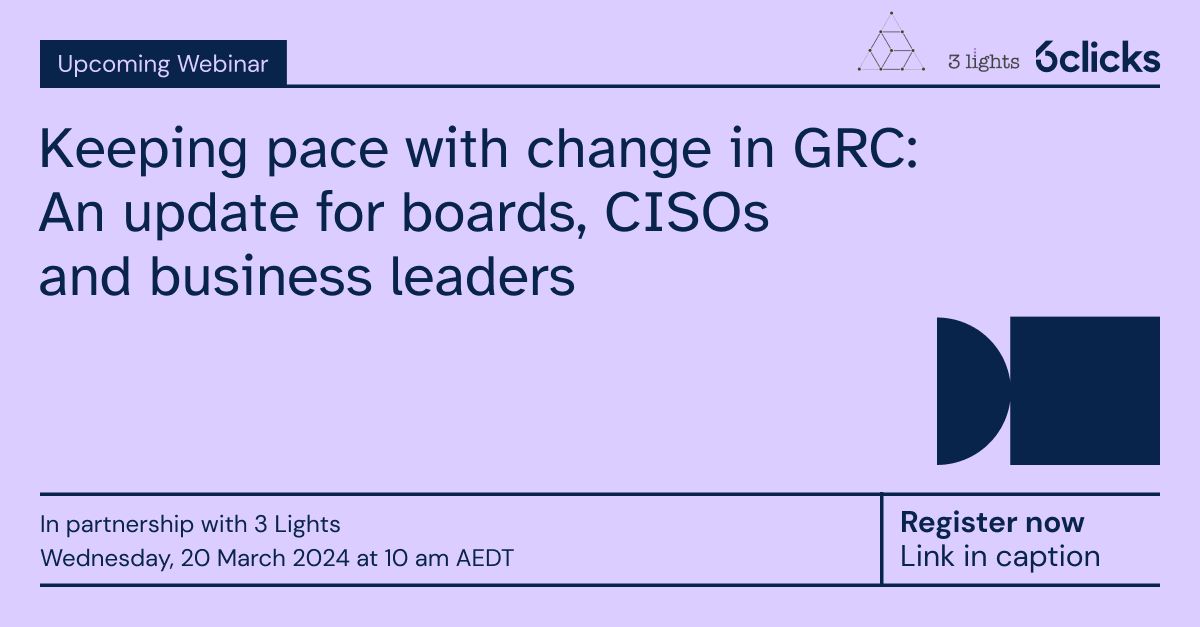 6clicks on LinkedIn: #6clicks #webinar #grc #riskmanagement # ... 6clicks on LinkedIn: #6clicks #webinar #grc #riskmanagement # ...