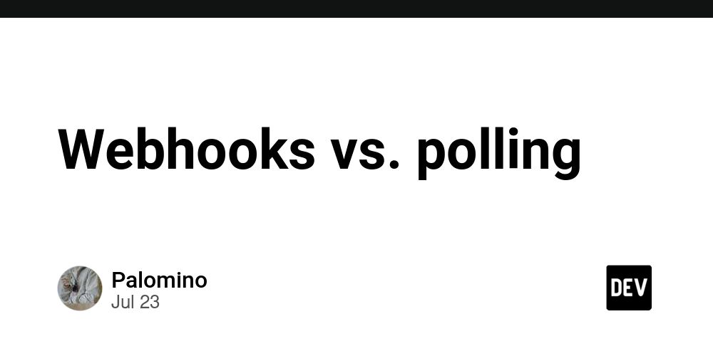 CodingCat.dev on LinkedIn: Webhooks vs. polling CodingCat.dev on LinkedIn: Webhooks vs. polling