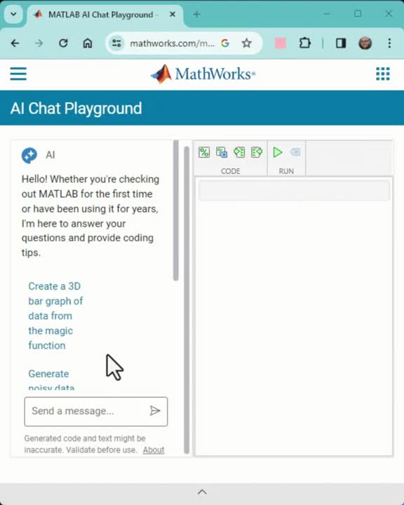 MathWorks on LinkedIn: MATLAB AI Chat Playground MathWorks on LinkedIn: MATLAB AI Chat Playground