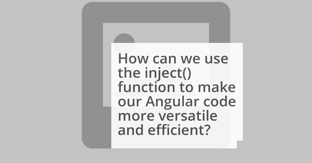 Angular Jobs on LinkedIn: Understanding Angular Injection Context Angular Jobs on LinkedIn: Understanding Angular Injection Context