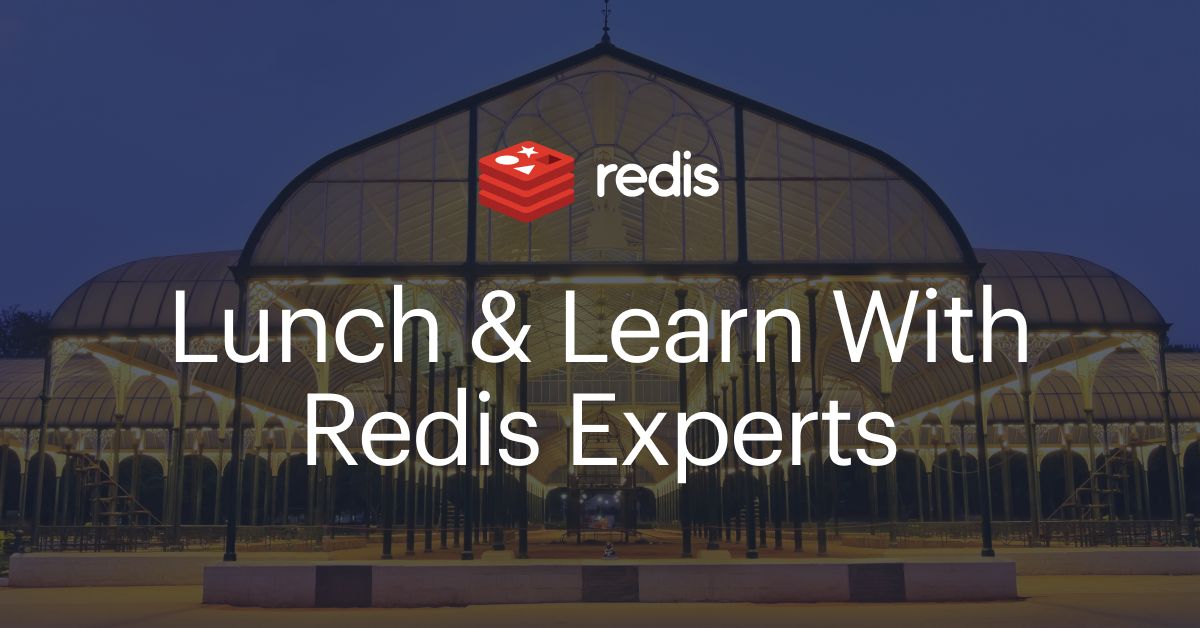 Joseph Sheehan on LinkedIn: Lunch & Learn with Redis experts | Redis Joseph Sheehan on LinkedIn: Lunch & Learn with Redis experts | Redis