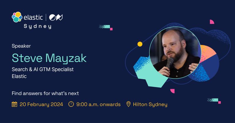 Nicolette (Nikki) Jones on LinkedIn: ElasticON Tour Sydney Nicolette (Nikki) Jones on LinkedIn: ElasticON Tour Sydney