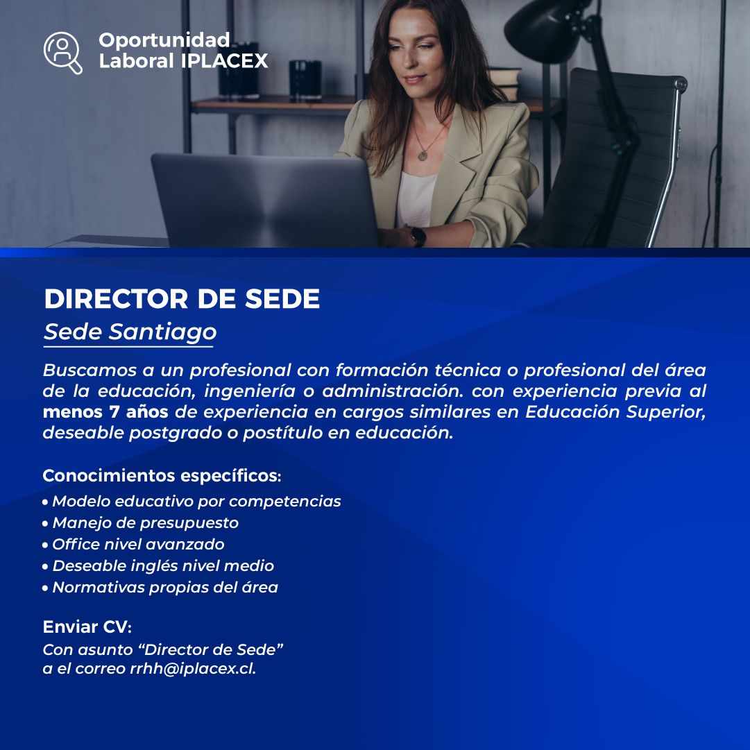 Instituto Profesional IPLACEX en LinkedIn: #haypega #haypega # ... Instituto Profesional IPLACEX en LinkedIn: #haypega #haypega # ...