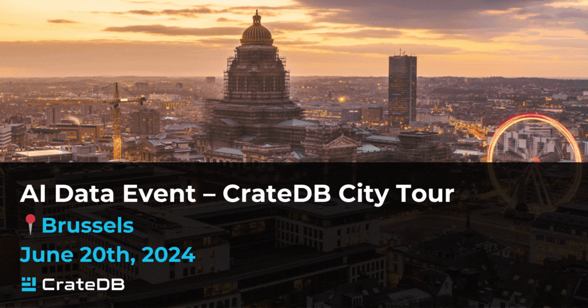 CrateDB on LinkedIn: CrateDB European City Tour Brussels CrateDB on LinkedIn: CrateDB European City Tour Brussels